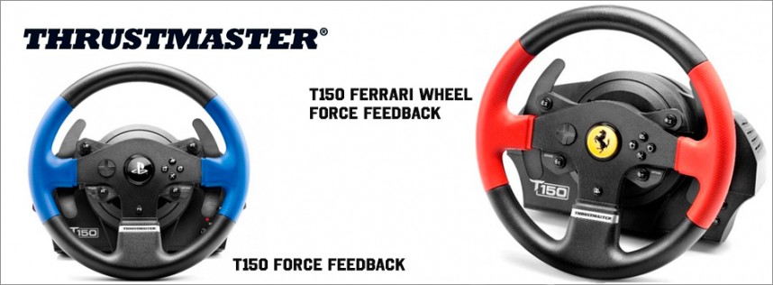 ¡Thrustmaster T150 RS! Volantes avanzados con toda la diversión del ...